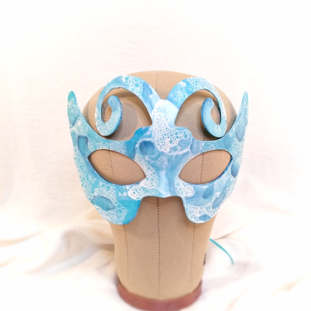 Mermaid Mask, Mermaid Crown, Mermaid Costume, Masquerade Mask, Sea ...