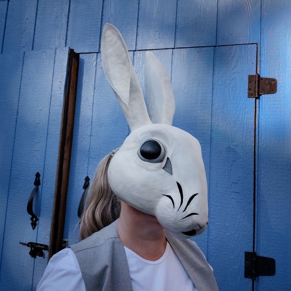 Rabbit Mask - Etsy