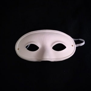 Blank Paper Pulp Masquerade Mask DIY Half Mask Craft - Etsy