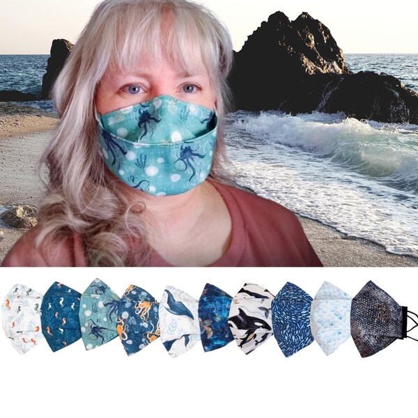 Sea Turtle Face Mask - Etsy