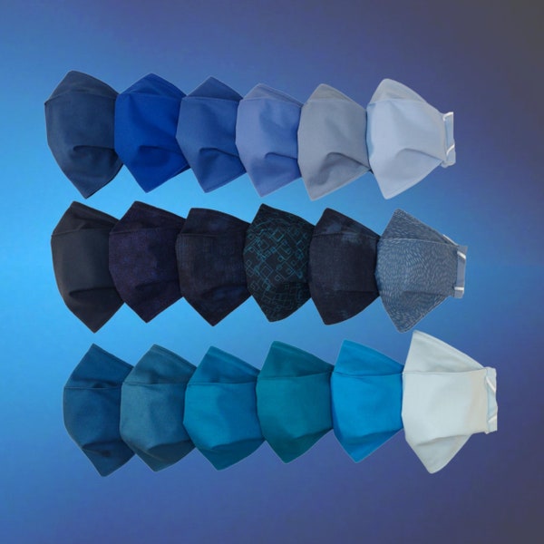 Royal Blue Mask - Etsy