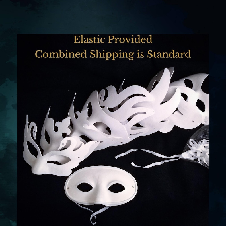 Blank Paper Pulp Masquerade Mask: DIY Craft Supply - Etsy