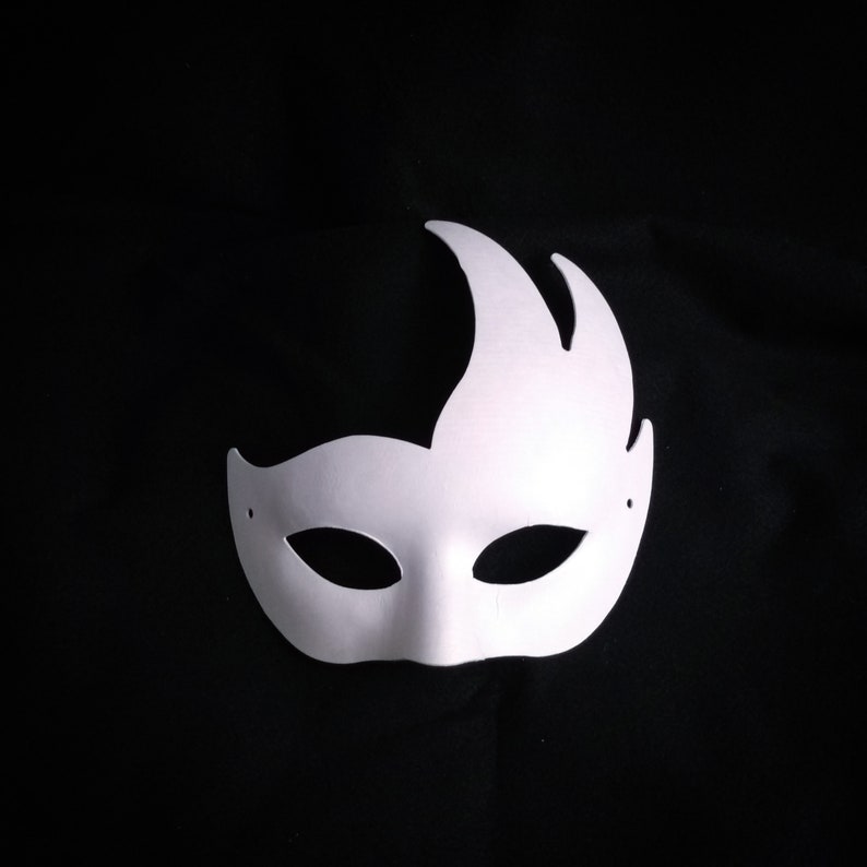 DIY Paper Pulp Half Mask With Flame Craft Supplies Mask - Etsy