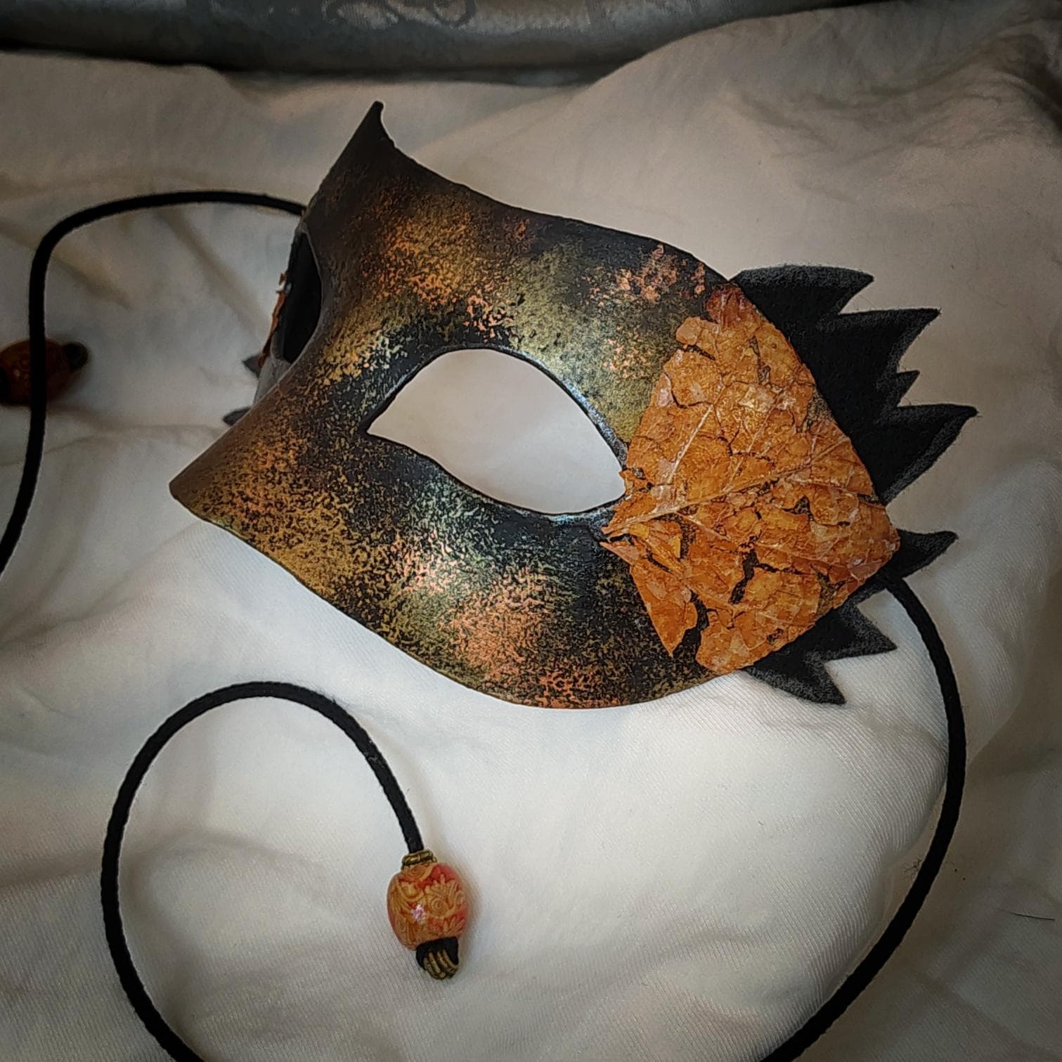 Autumn Forest Masquerade Mask – Woodland Cosplay, Fall Deity Costume ...