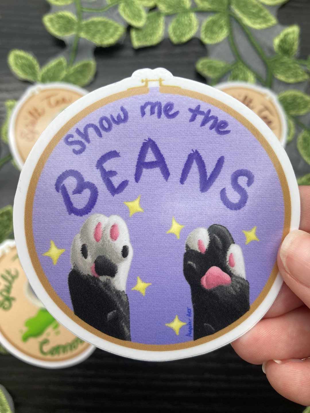 Show Me the BEANS Vinyl Die-cut Sticker - Etsy