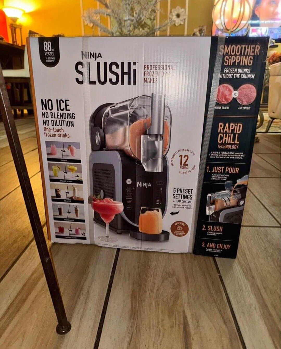 Ninja Slushi Professional Frozen Drink Maker 88 Oz Model FS301 Ships ...