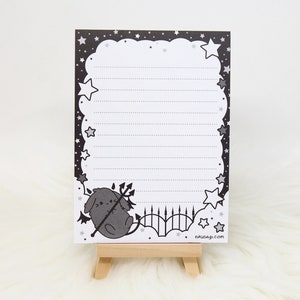 Devil Bunny Overlord Notepad Creepy Cute Office Supplies, Spooky Desk ...
