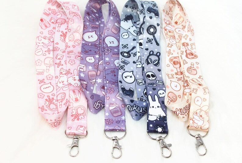 Party Pack of Lanyards 4 Cute Gamer Lanyards 36 X 1 - Etsy