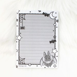 Bat Bunny Notepad | Creepy Cute Office Supplies, Spooky Desk ...