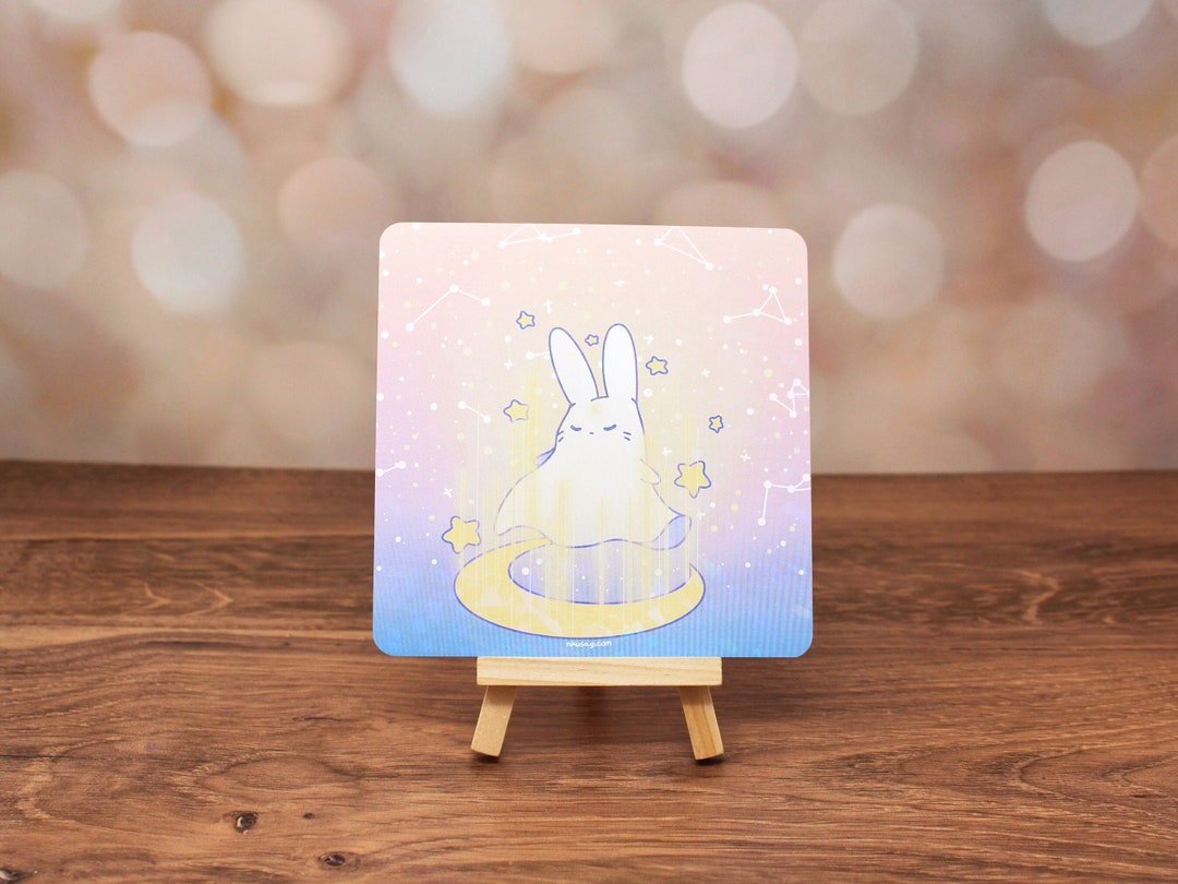 Mini Holographic Cardstock Poster 5x5 Moon Decoration - Etsy