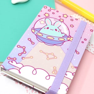 Hardback Alien Journal | Kawaii Hardcover Cryptid Notebook, Creepy Cute ...