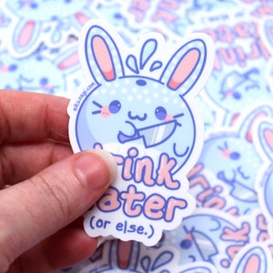 Stay Hydrated Sticker | 3" | Waterproof & Weatherproof | Cute Vinyl ...