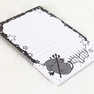 Devil Bunny Overlord Notepad Creepy Cute Office Supplies, Spooky Desk ...