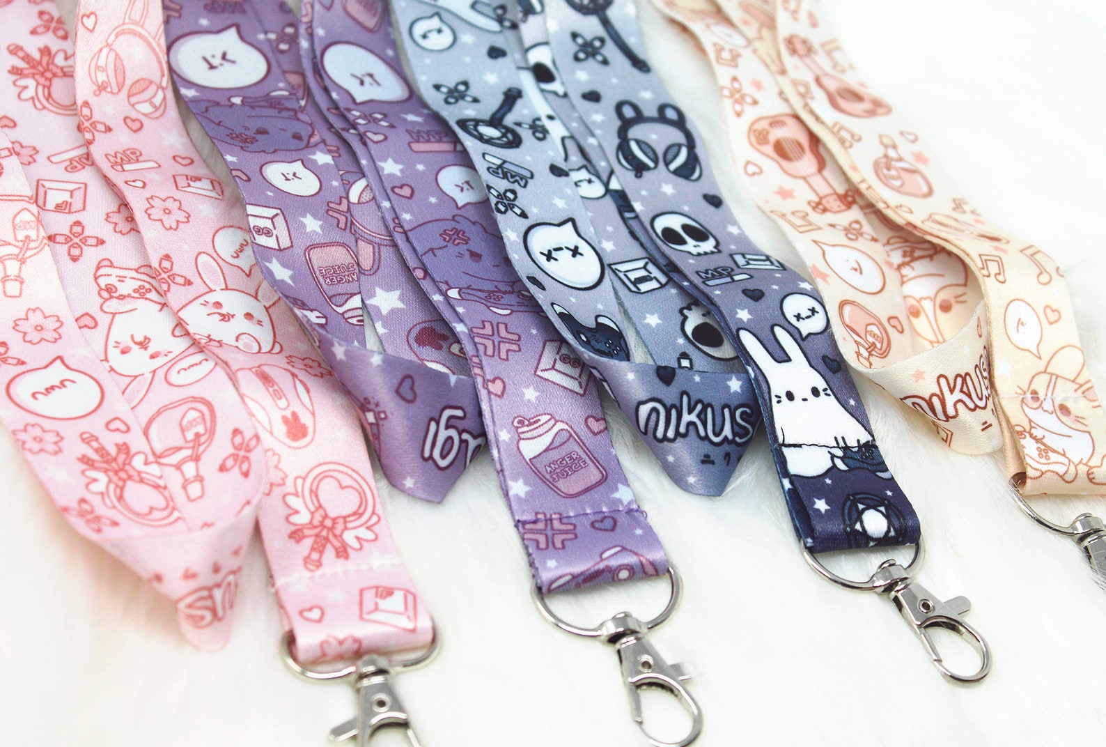 Party Pack of Lanyards 4 Cute Gamer Lanyards 36 X 1 - Etsy
