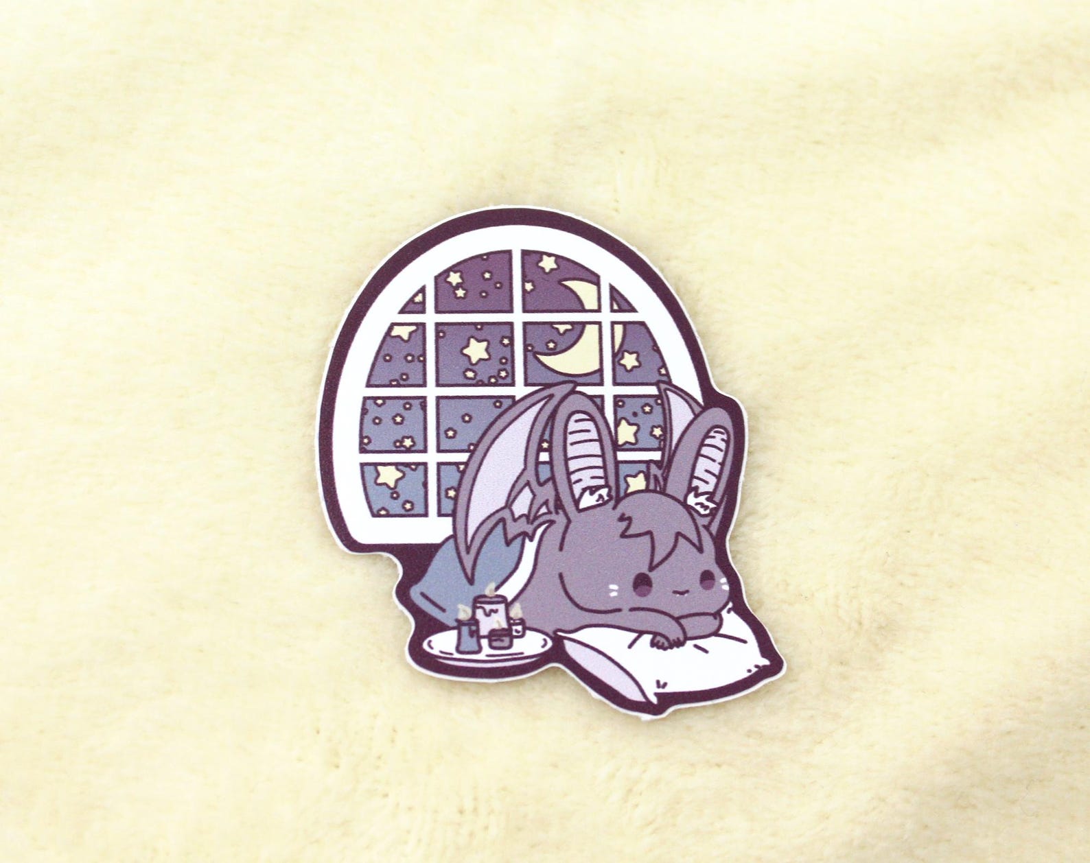 Dreamy Bat Bunny Sticker | 2" | Waterproof Rabbit Decal for Laptop ...