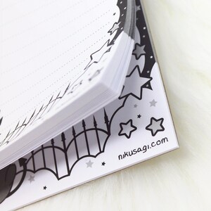 Devil Bunny Overlord Notepad Creepy Cute Office Supplies, Spooky Desk ...