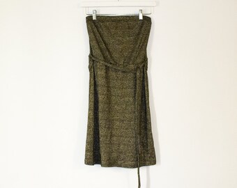 Metallic Tube Dress - Etsy