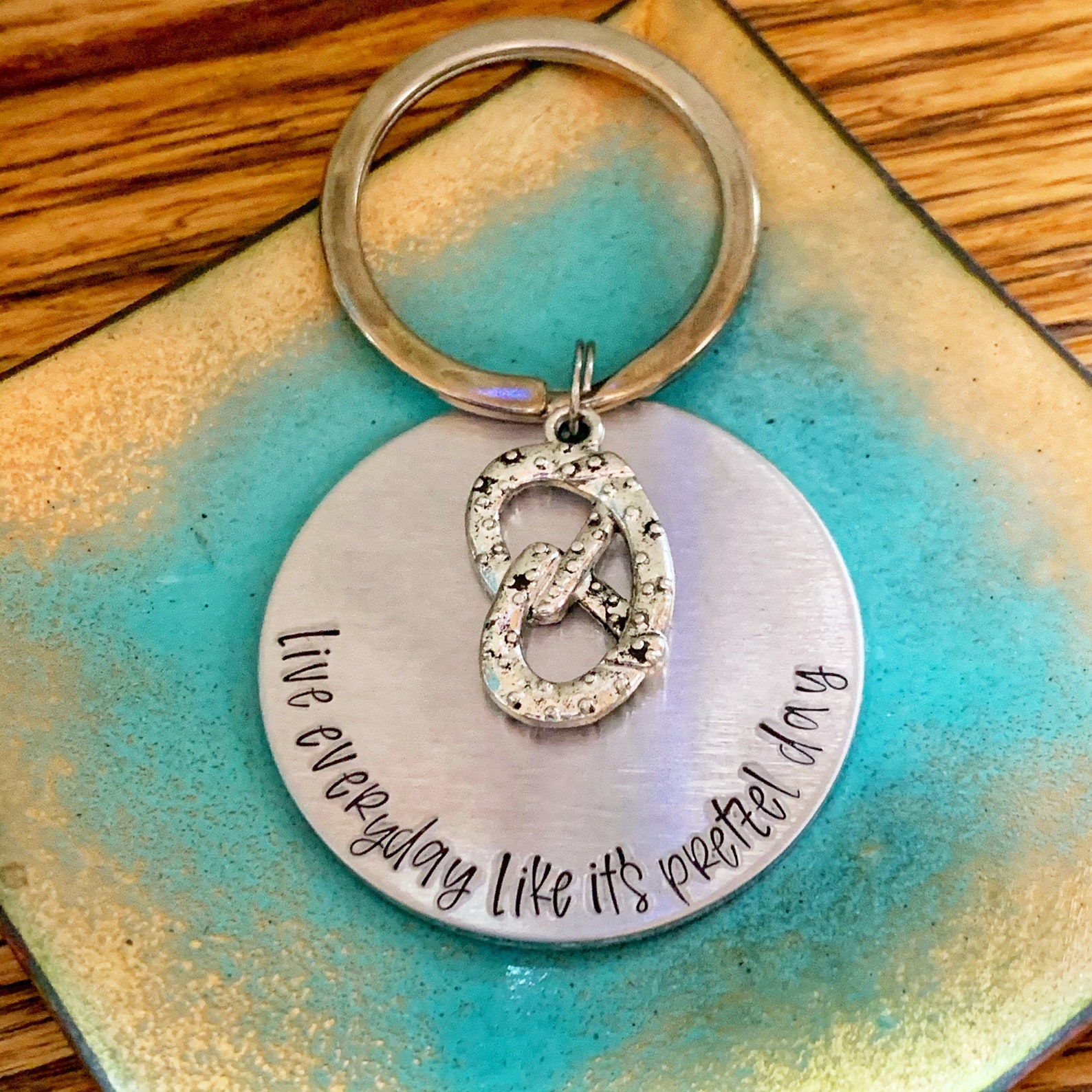 Pretzel Keychain, the Office Keychain, Stanley Hudson, Gift for BFF ...