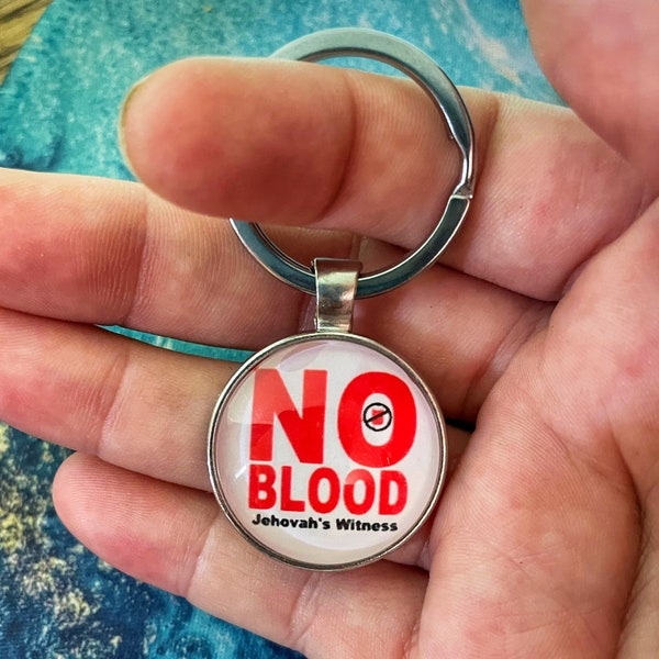 Jehovahs Witness No Blood Keychain - Etsy