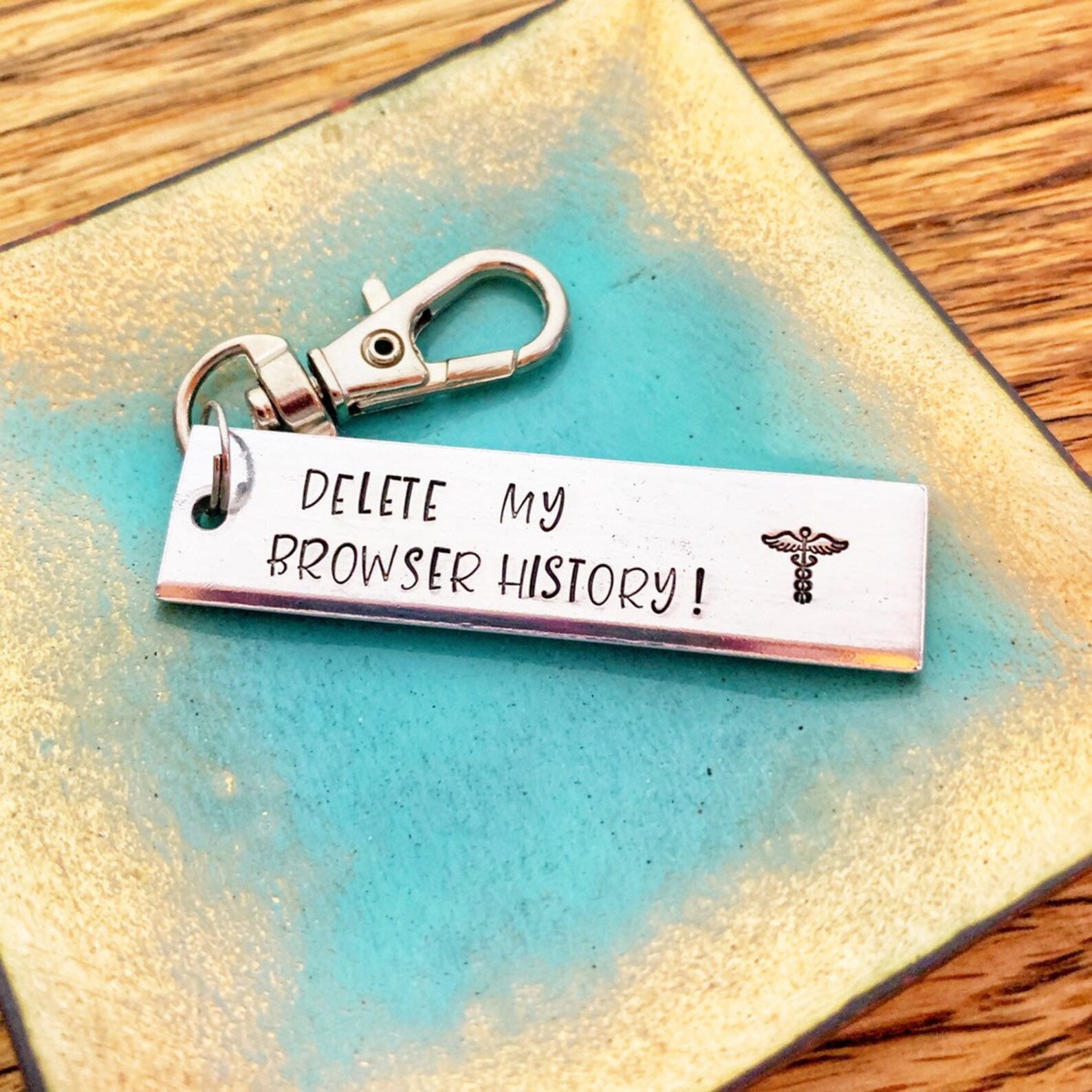Delete My Browser History, Medical Alert Keychain, Medical Zipper Pull ...