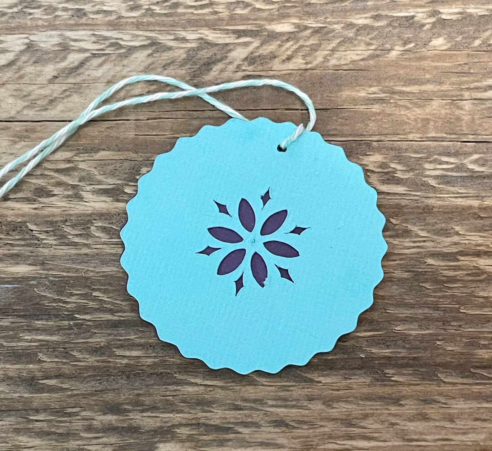 Paper Craft Scalloped Gift Tag, Cardstock Gift Tags, Cardstock Tags ...
