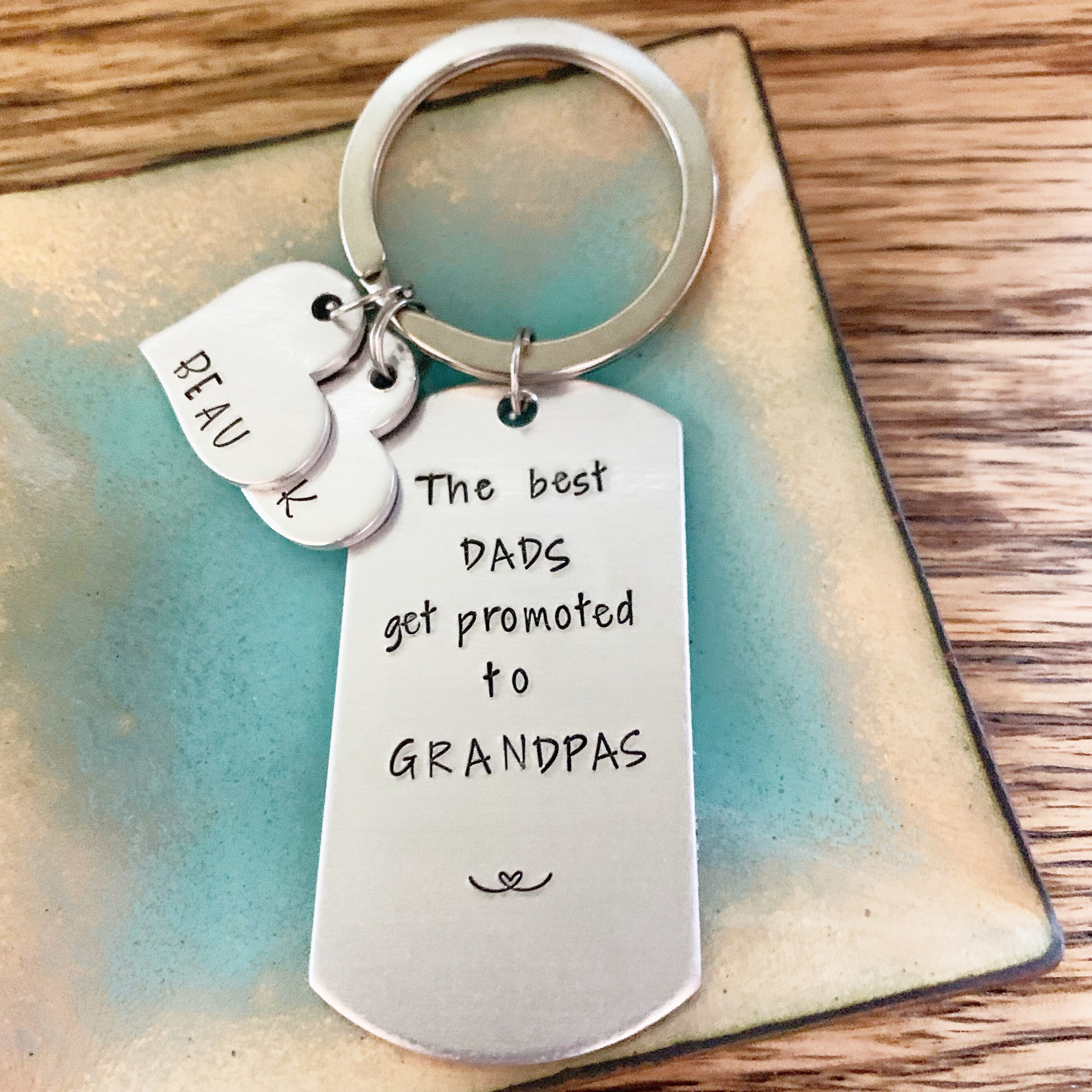 Personalized Grandpa KeychainCustom Grandkids Names Gift | Etsy
