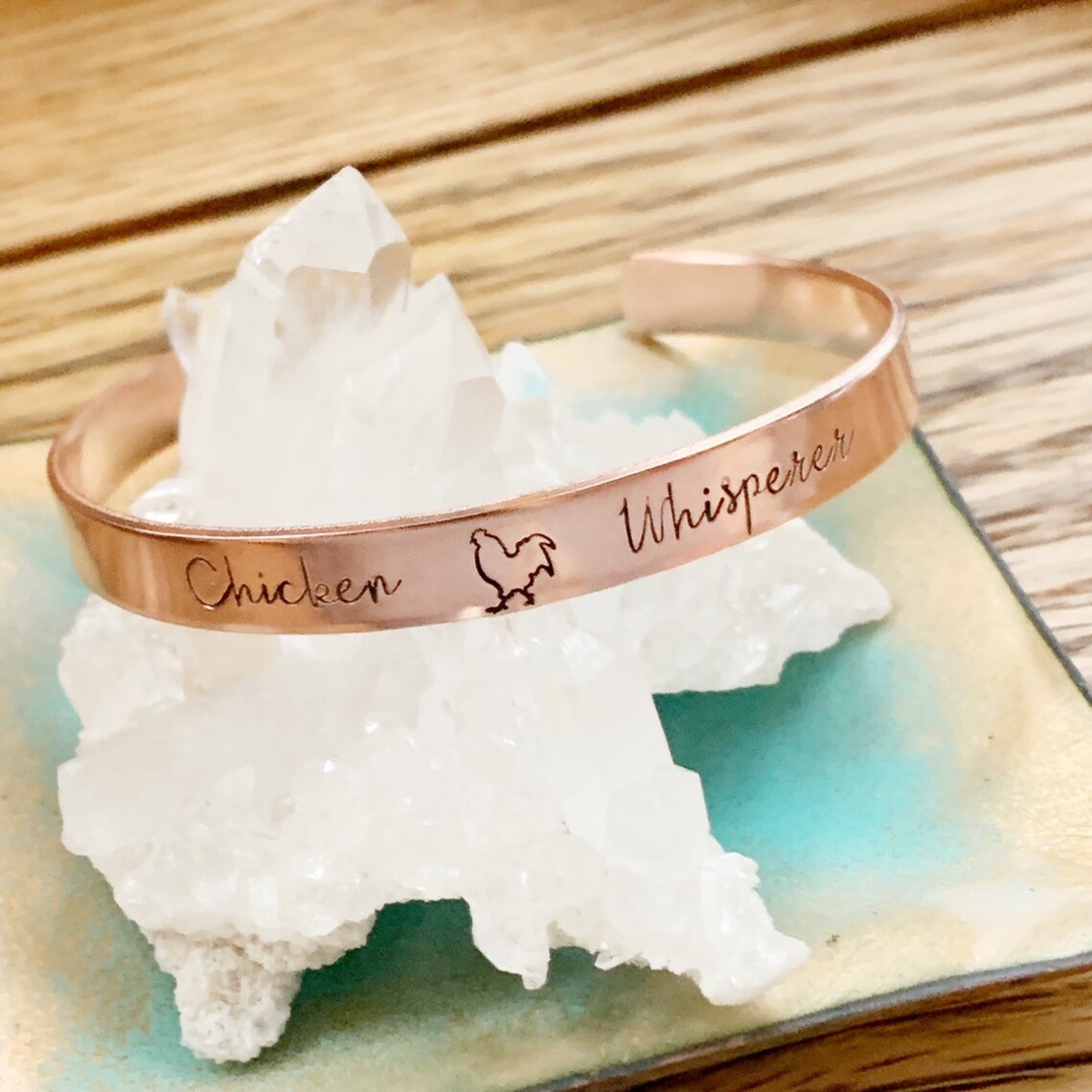 Chicken Whisperer Bracelet, Copper Jewelry, Crazy Chicken Lady, Chicken ...