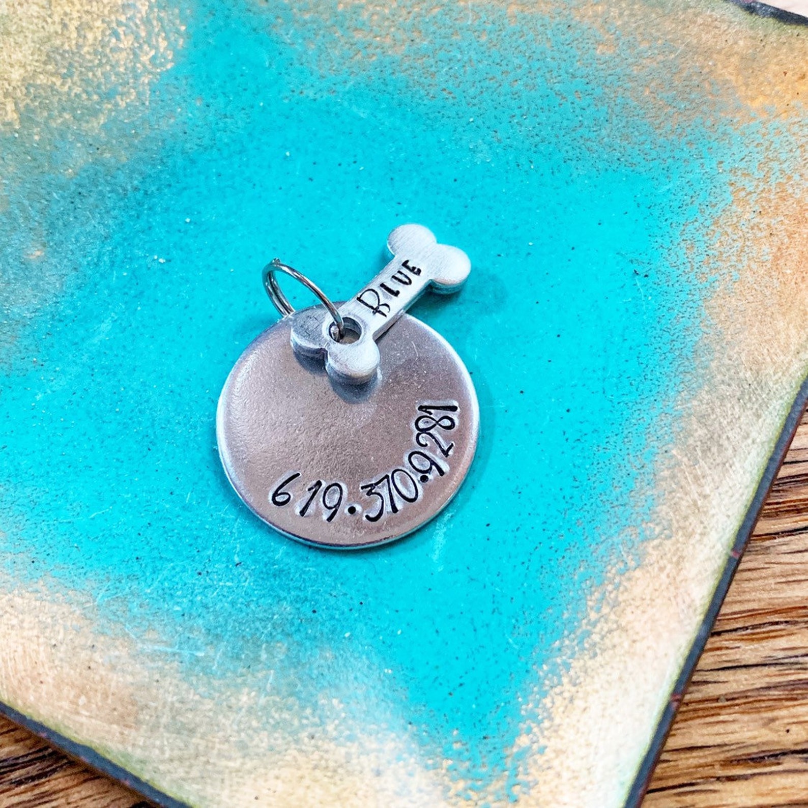 Teeny Tiny Personalized Pet Name Tags, Small Dog ID Tags, Animal Tags ...