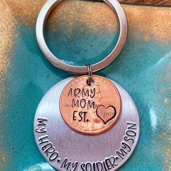 Army Keychain - Etsy