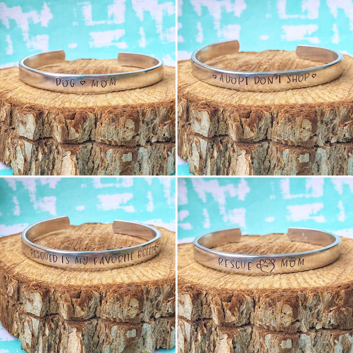 Rescued is My Favorite Breed Donation Bracelet Rescue - Etsy