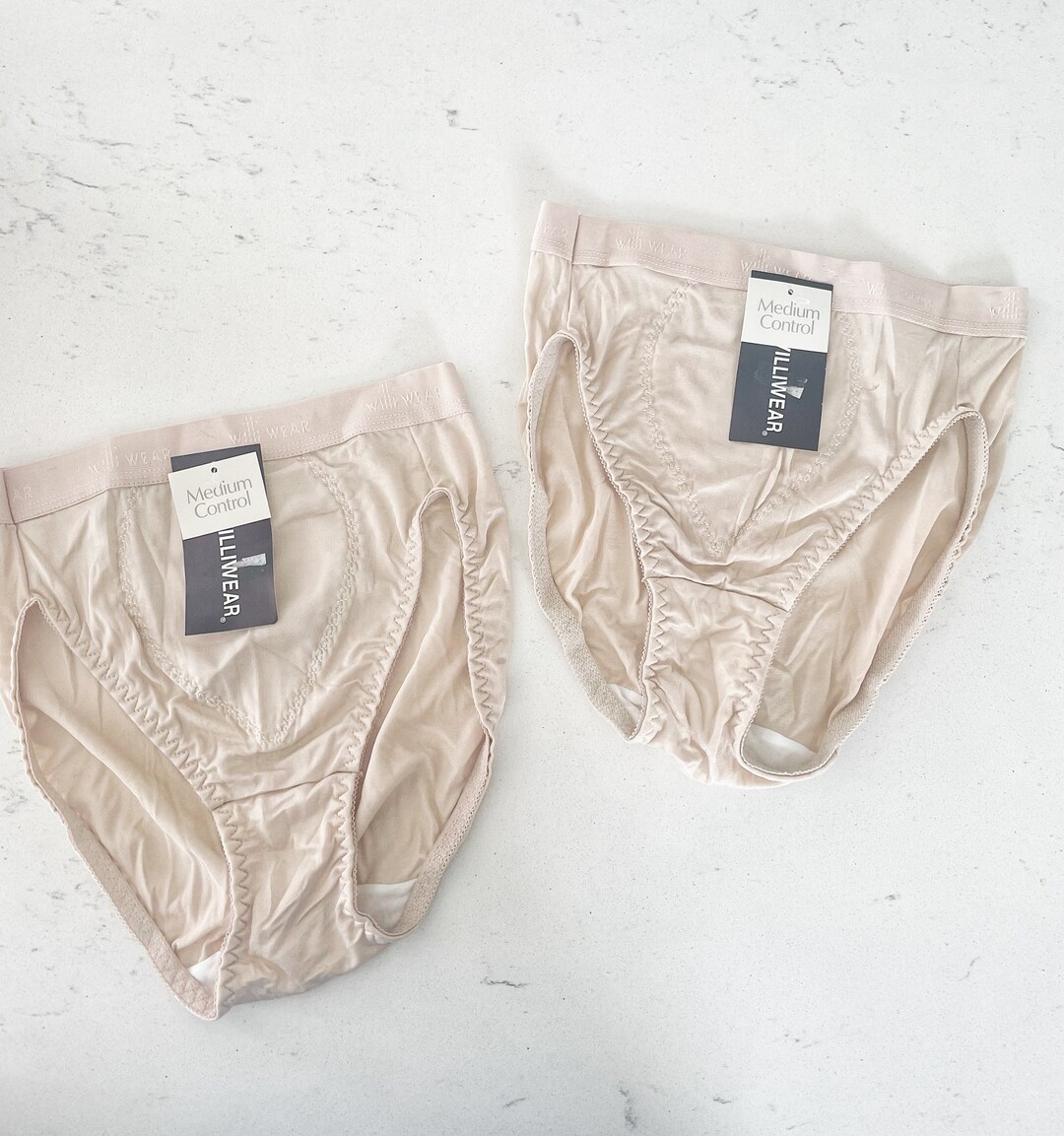 Williwear Vintage 90s Medium Control Shapewear Gold Underwear, Large ...