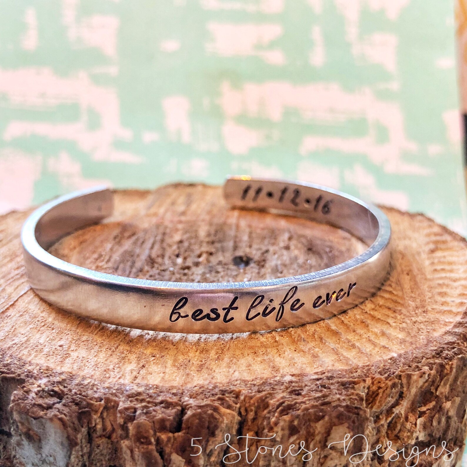 Handstamped Cuff Bracelet, Best Life Ever, JW Gift, JW Bracelet ...