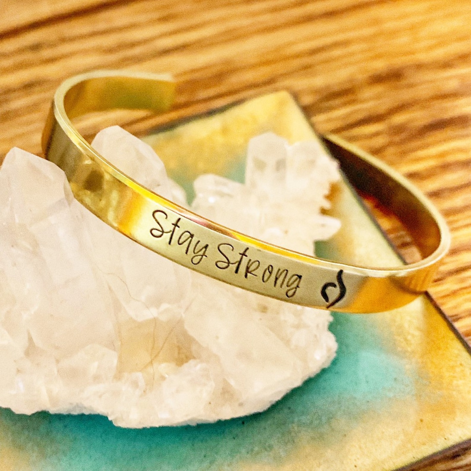 Handstamped Recovery Cuff Bracelet, You Are Enough, Eating Disorder ...