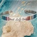 Handstamped Cuff Bracelet, Best Life Ever, JW Gift, JW Bracelet ...