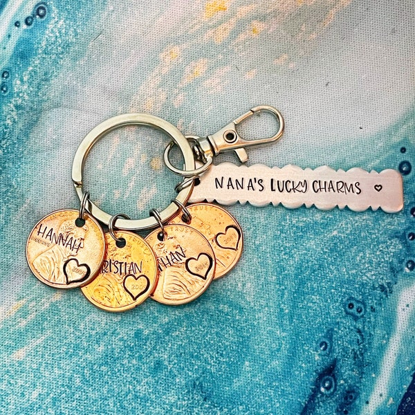 Lucky Penny Keychain - Etsy