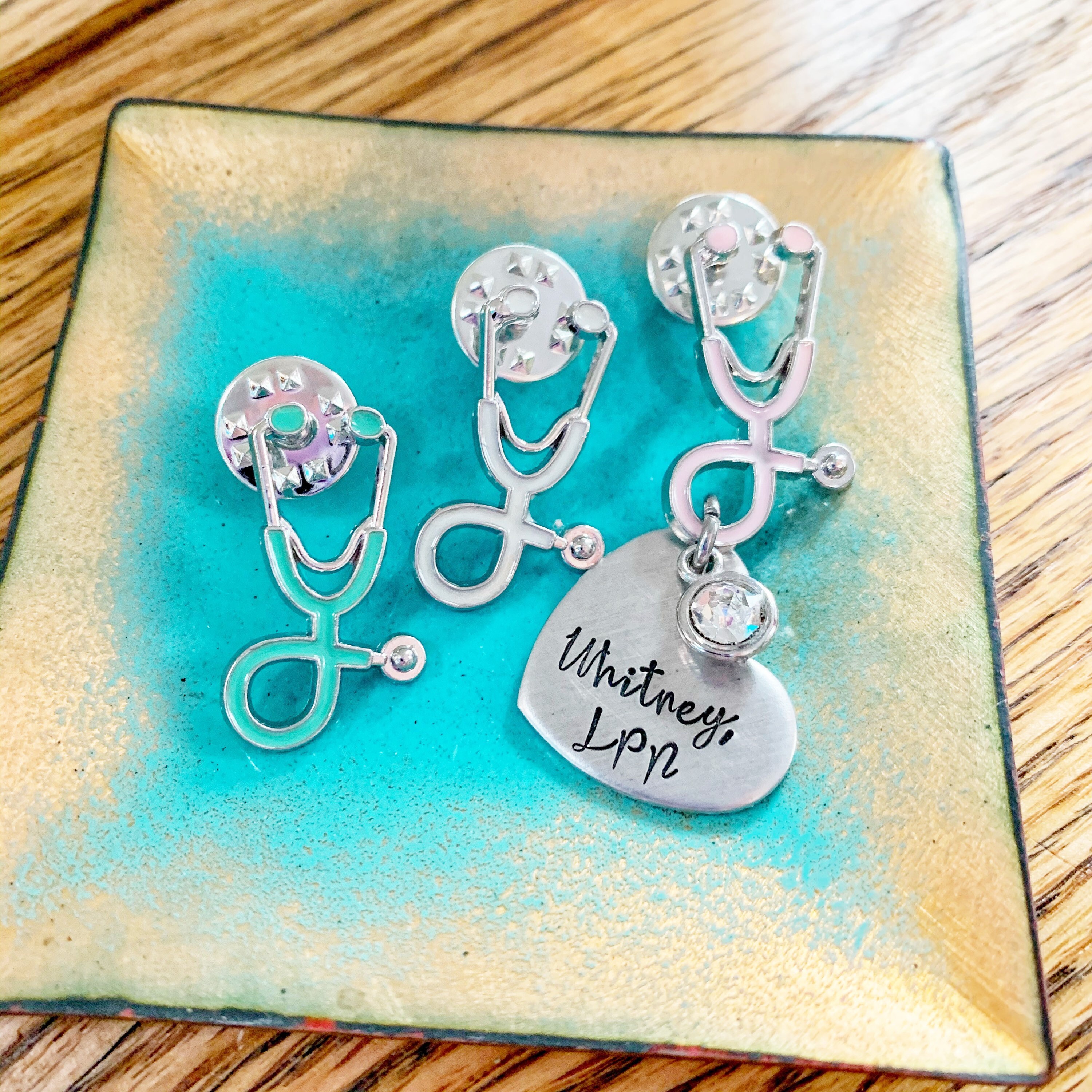 Stethoscope Nursing Pin Lpn Gift Nursing Student Rn Gift | Etsy