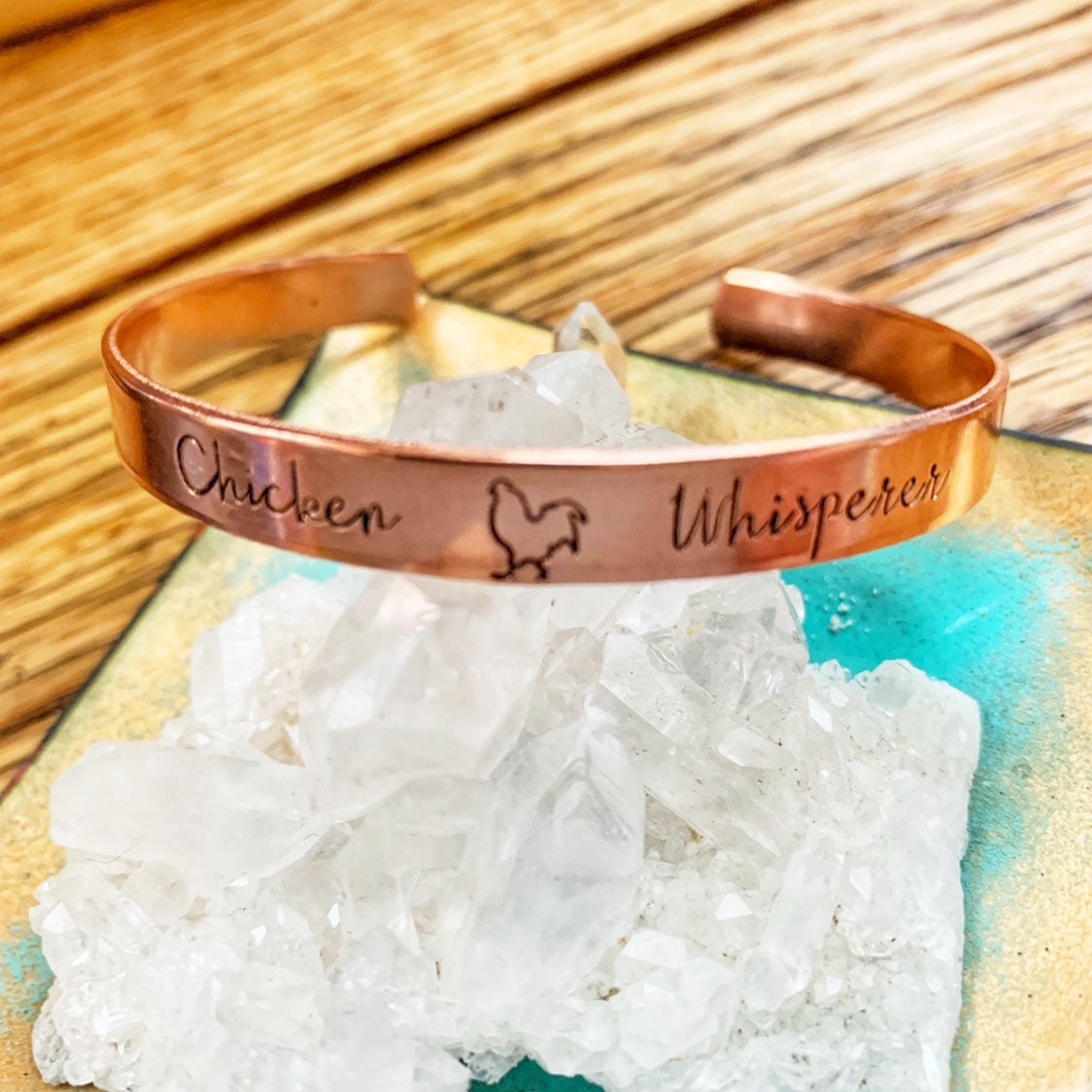 Chicken Whisperer Bracelet, Copper Jewelry, Crazy Chicken Lady, Chicken ...