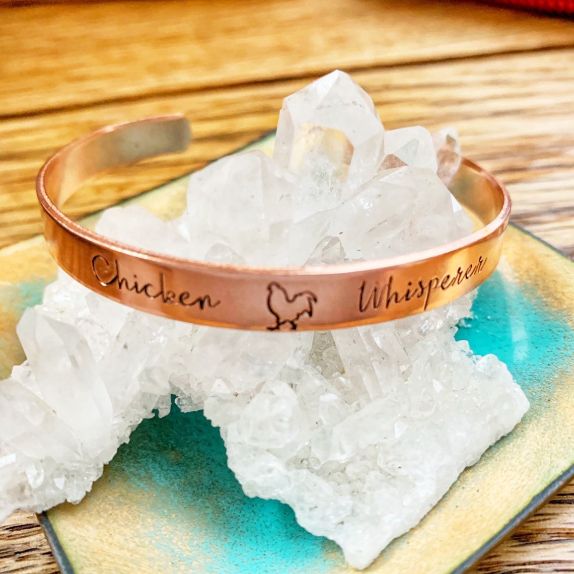 Chicken Whisperer Bracelet, Copper Jewelry, Crazy Chicken Lady, Chicken ...