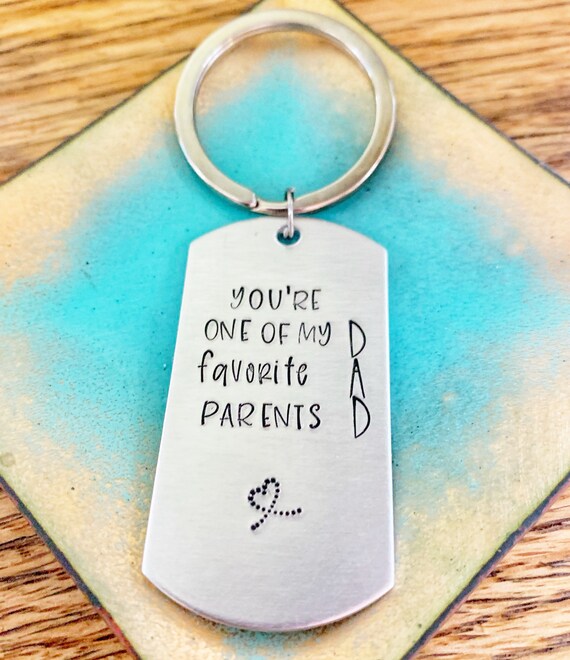 Handstamped Dad You're One of My Favorite Parents | Etsy