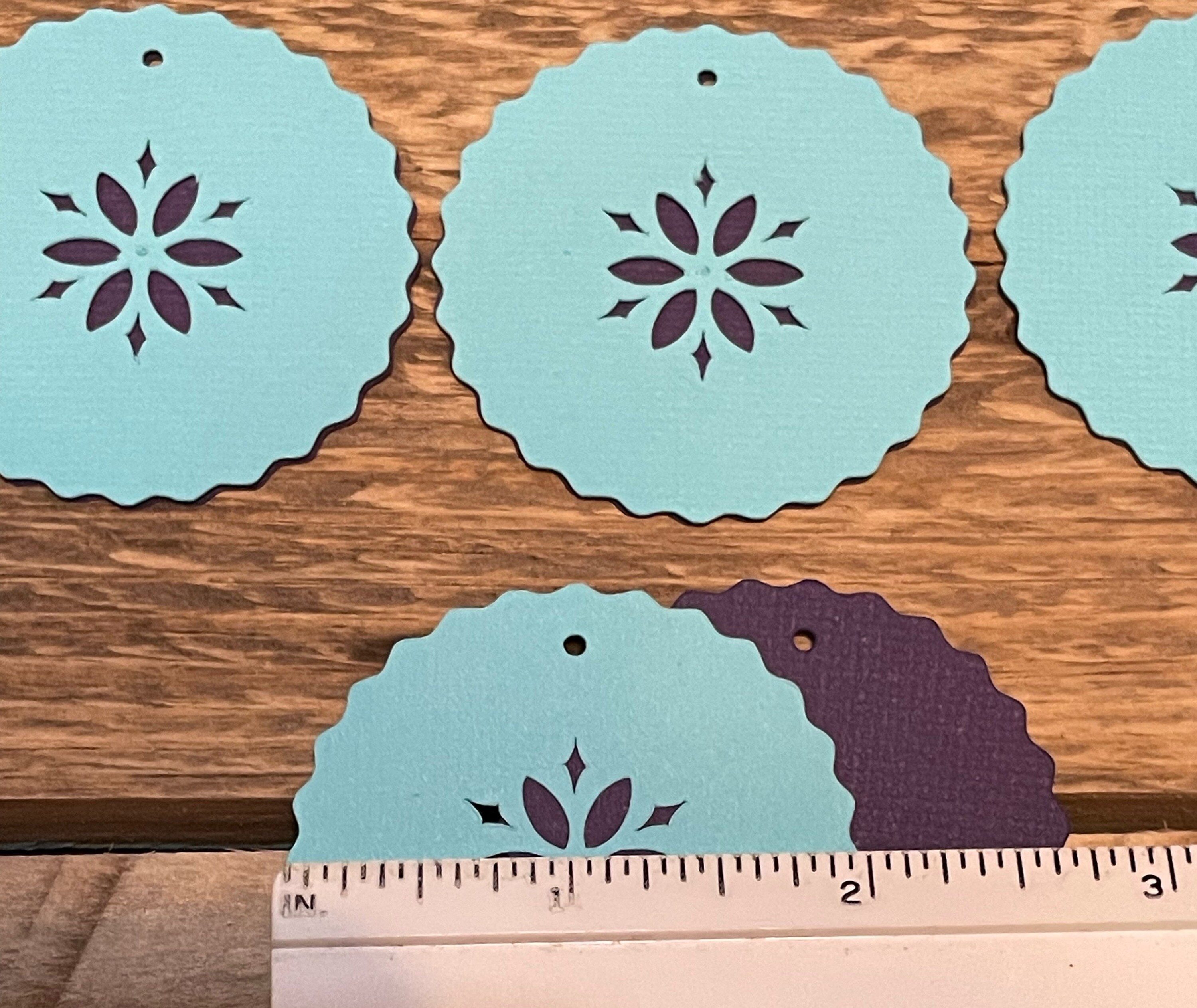 Paper Craft Scalloped Gift Tag, Cardstock Gift Tags, Cardstock Tags ...
