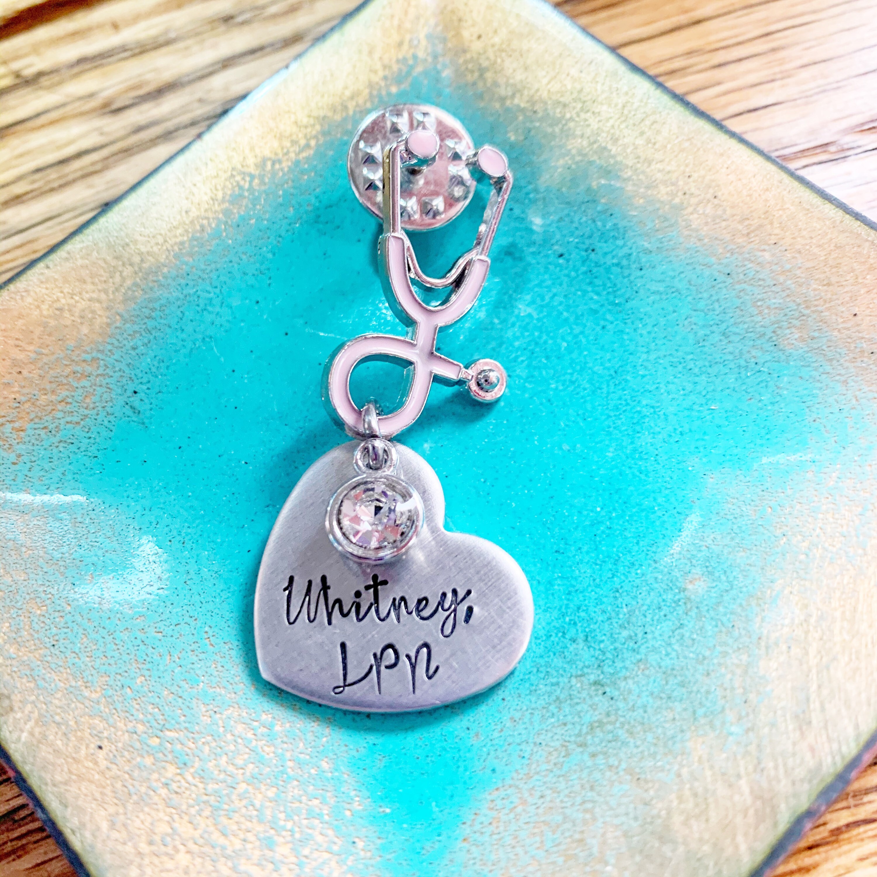 Stethoscope Nursing Pin Lpn Gift Nursing Student Rn Gift | Etsy