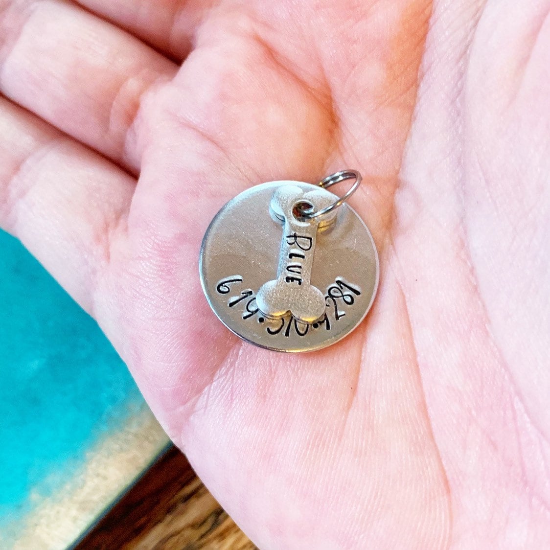 Teeny Tiny Personalized Pet Name Tags Small Dog ID Tags - Etsy