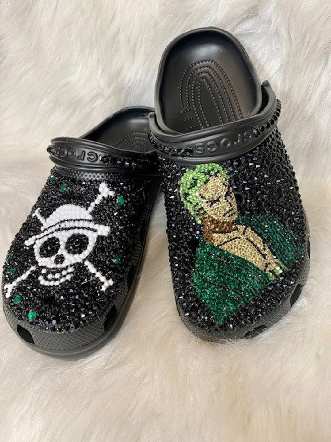 BLINGED OUT Character Crocs | Custom Crocs | Rhinestone Crocs - Etsy