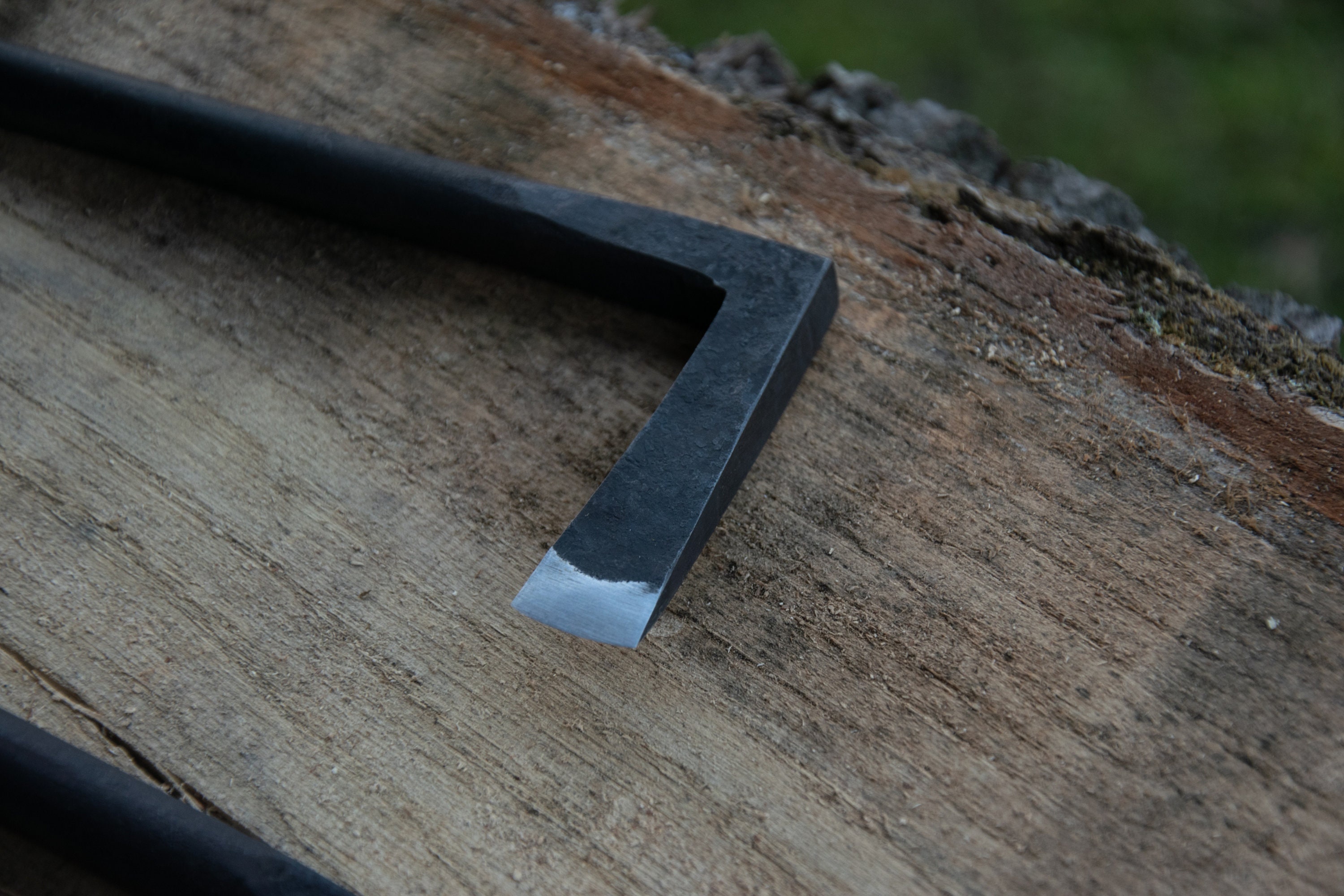Set of Two Log Dogs, Handforged. - Etsy