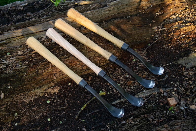 Kuksa gouge Small bowl gouge Woodcarving gouge handforged. | Etsy