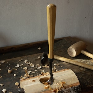 Kuksa Gouge, Small Bowl Gouge, Woodcarving Gouge, Handforged. - Etsy