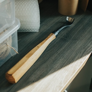 Kuksa Gouge, Small Bowl Gouge, Woodcarving Gouge, Handforged. - Etsy