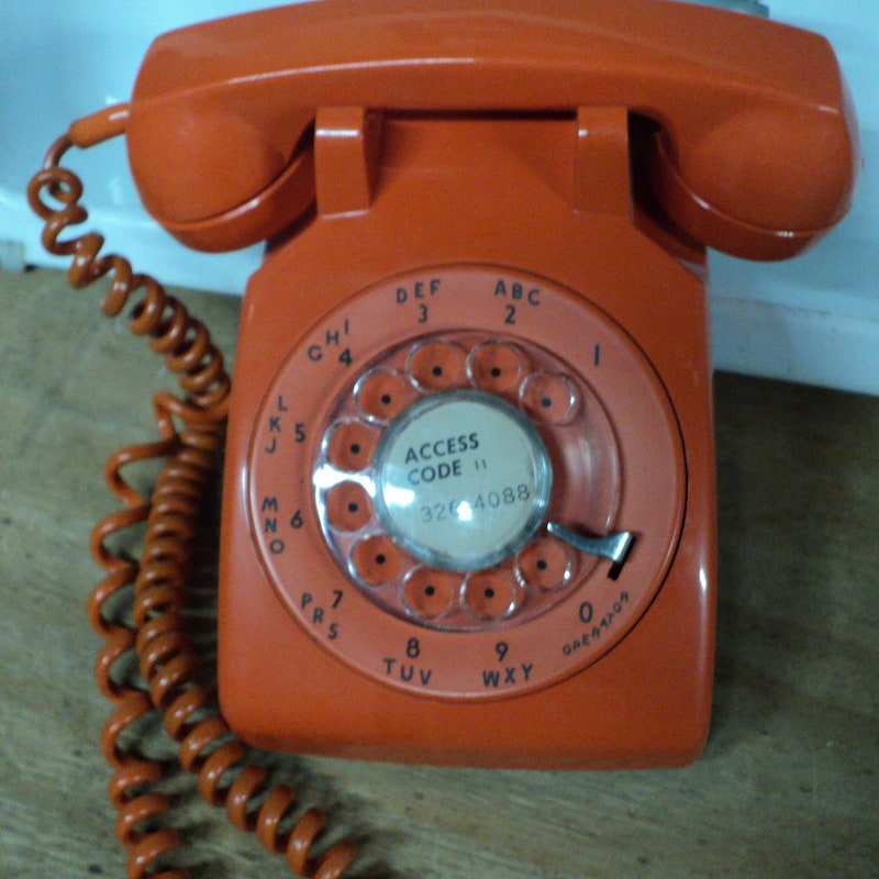 Antique Rotary Phone - Etsy