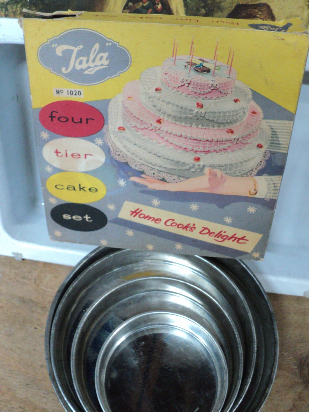 Vintage Tala 4-tier Cake Set Vintage Tala Four Tier Cake Set - Etsy