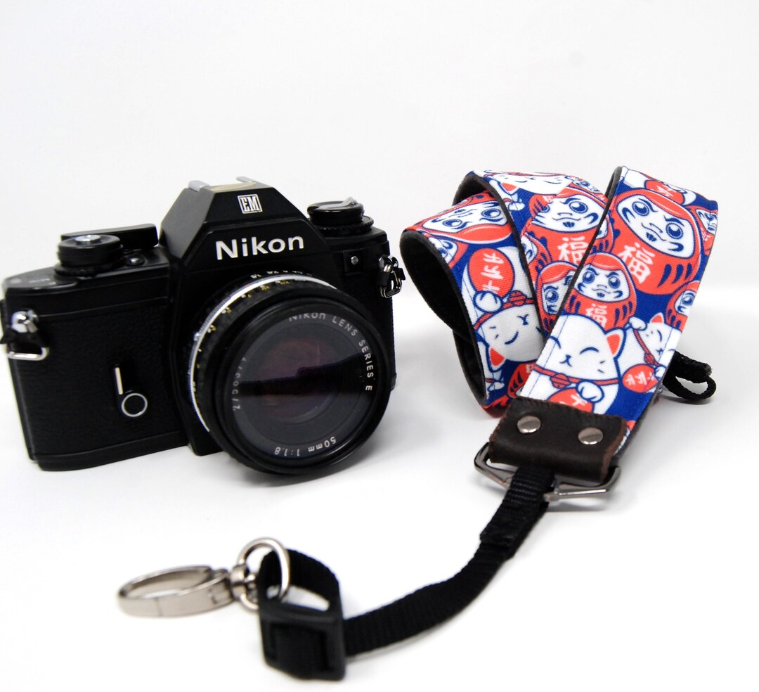 Daruma and Maneko Neko Camera Strap - Etsy